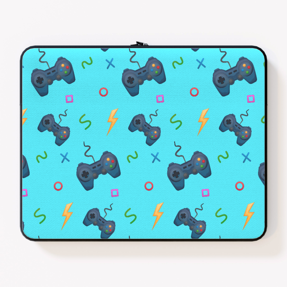 Laptop Skin - Pale Blue Gaming — Print On It